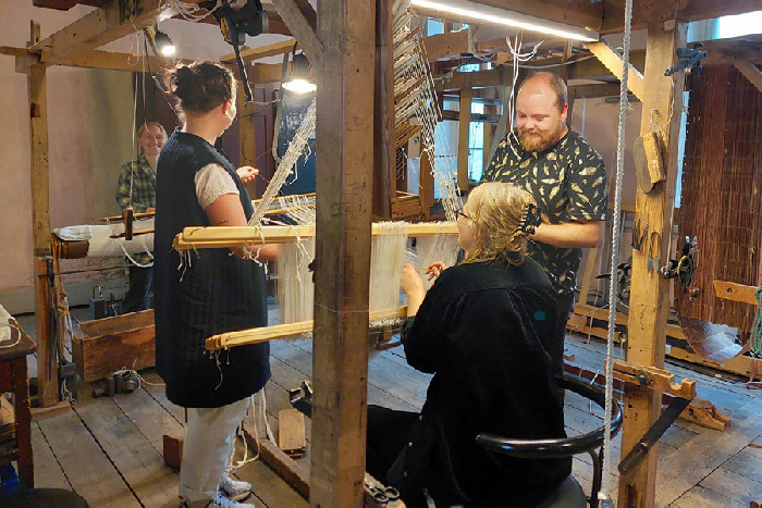 The silk factory today